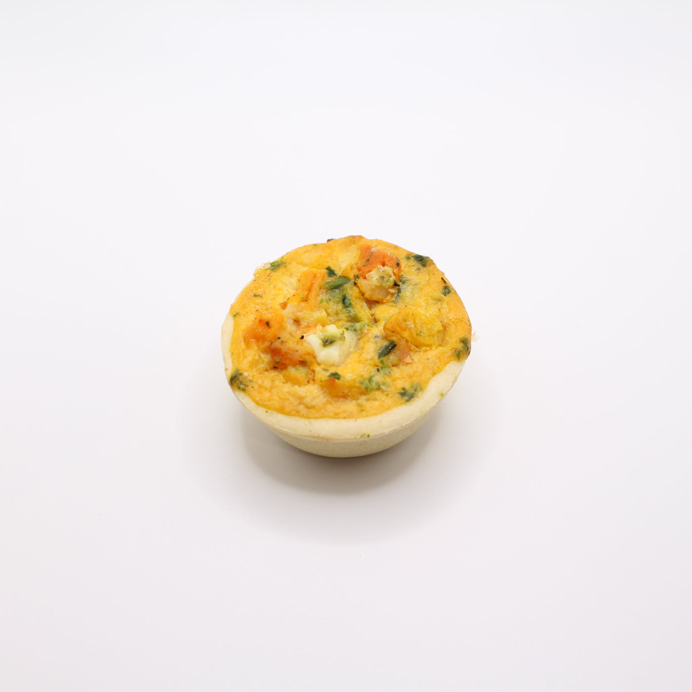 Pumpkin, Leek & Feta Vegetarian Quiche (Cocktail Size 35g) - Box of 72 ...