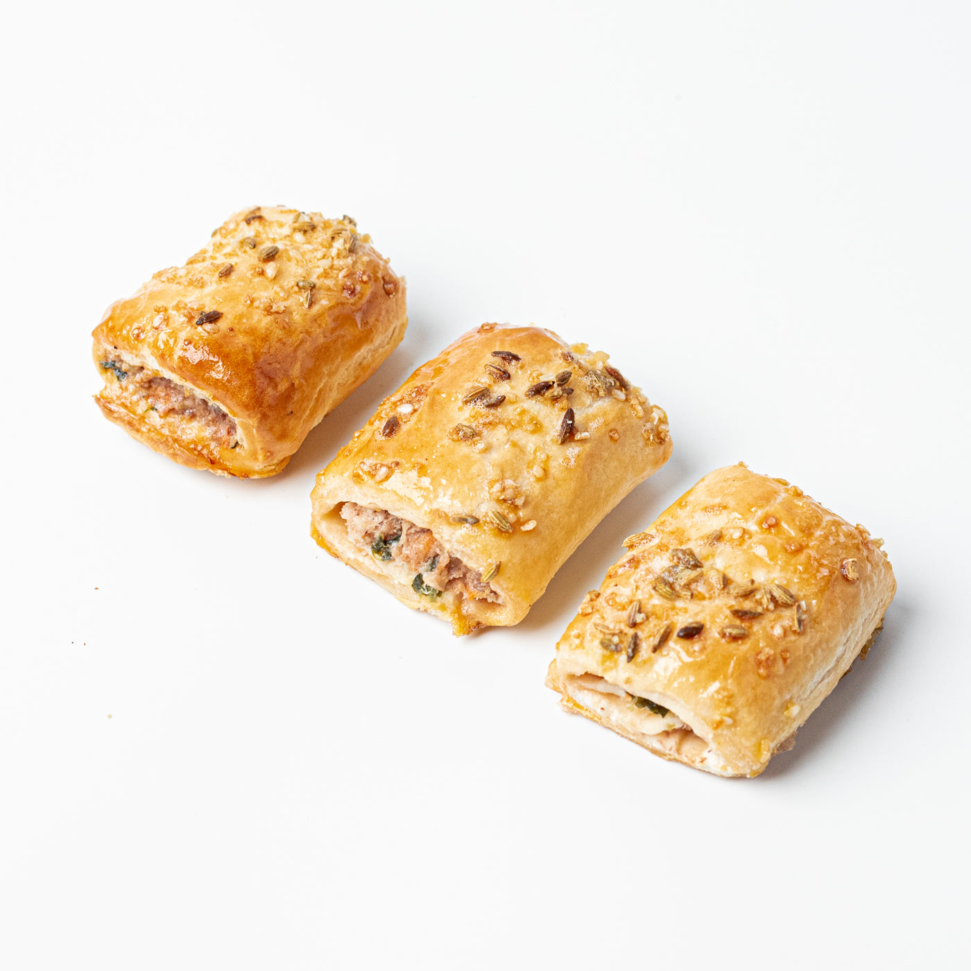 Pork & Fennel Roll (Party Size 60g) - Box of 60 – Wonder Pies